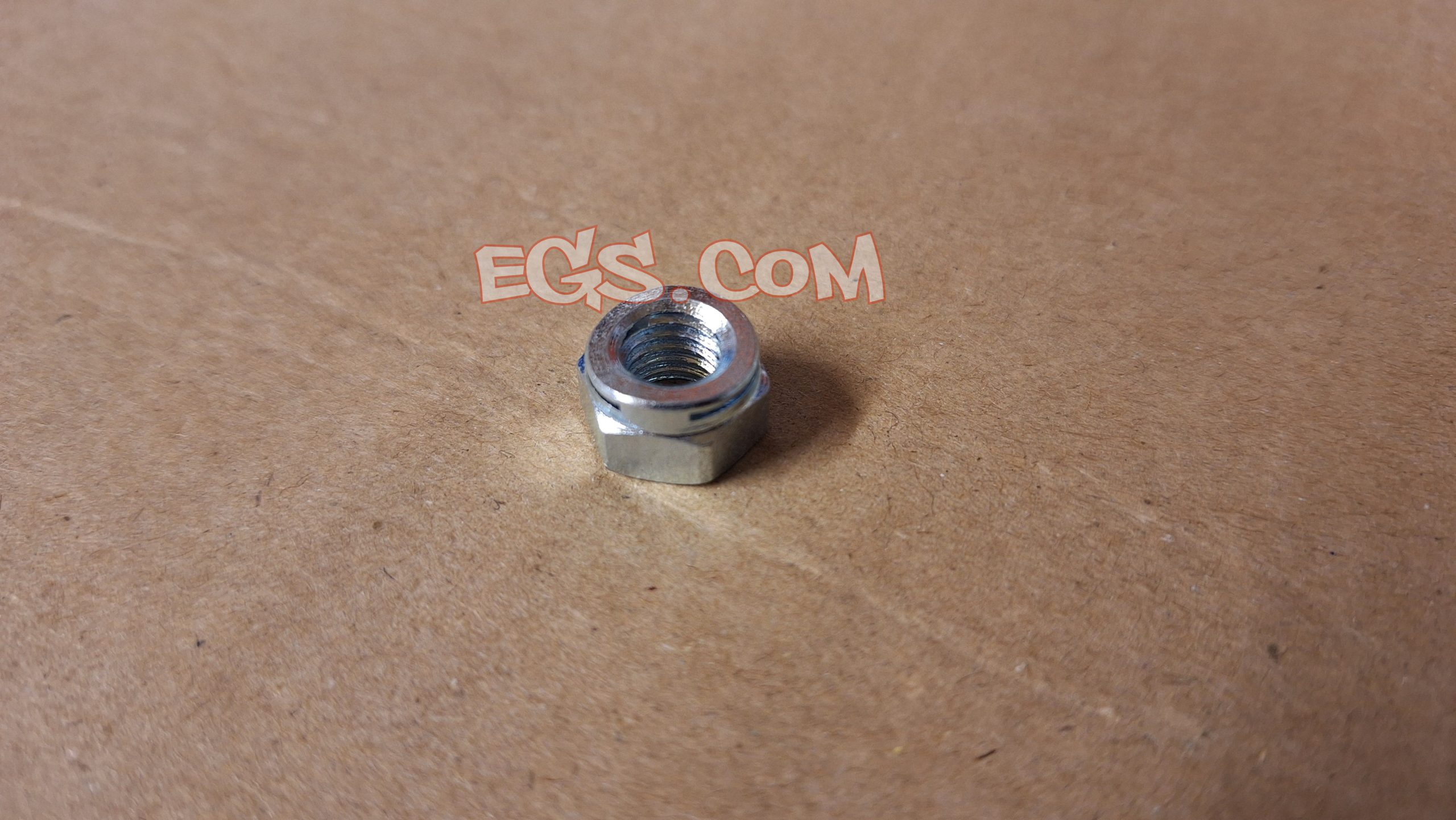 M8 x 1.00 BZP locking turret exhaust manifold / downpipe nut